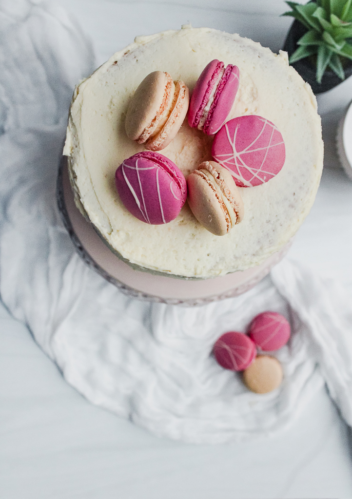 Easy Macaron Birthday Cake